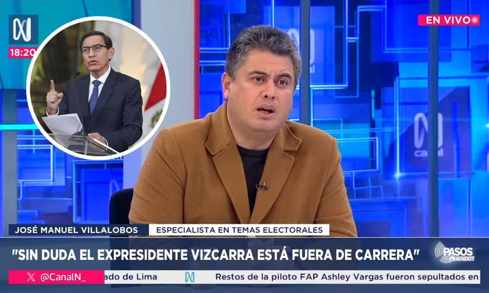 Villalobos: Vizcarra no debe figurar en encuestas electorales | Canal N