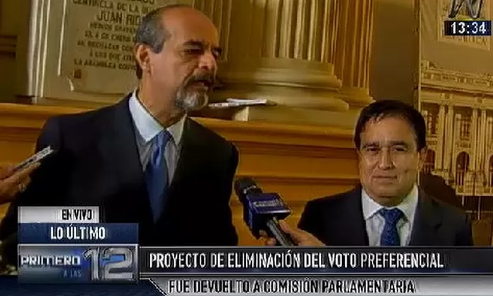 Voto preferencial: mira el acalorado debate entre Mulder y Otárola ...