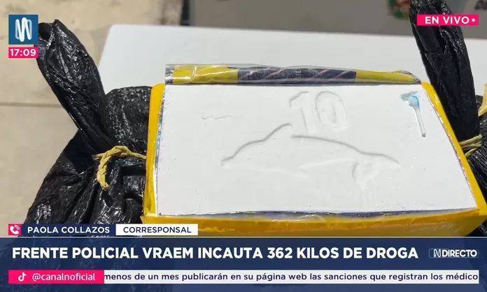 Vraem Policía Incautó 362 7 Kilos De Droga Canal N