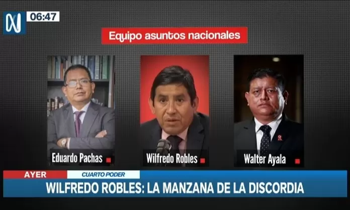 Wilfredo Robles: La 'manzana de la discordia' en el equipo legal de Pedro Castillo | Canal N