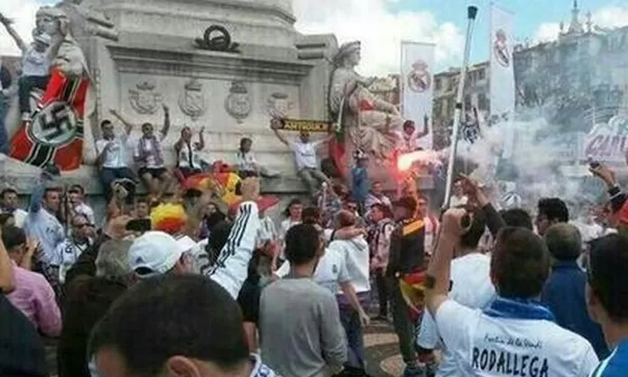 UEFA sanciona a Real Madrid por exhibición de bandera con simbología ...