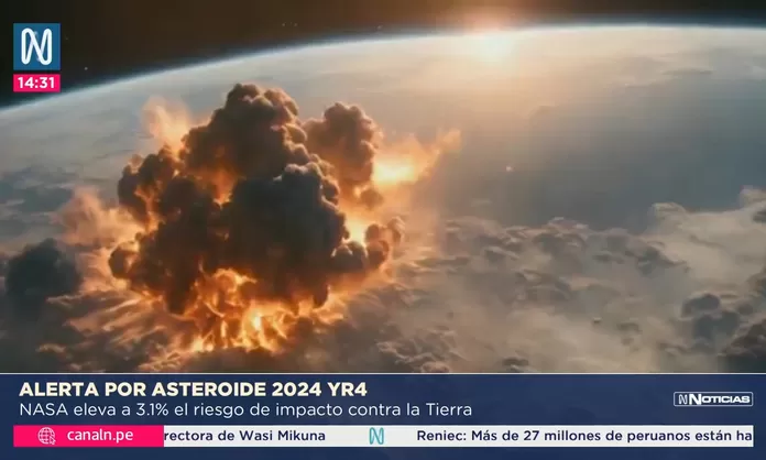 Asteroide 2024 YR4: NASA alerta sobre posible impacto en 2032 | Canal N