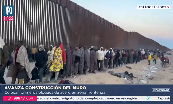 EE.UU. construye nuevo tramo del muro fronterizo con México | Canal N