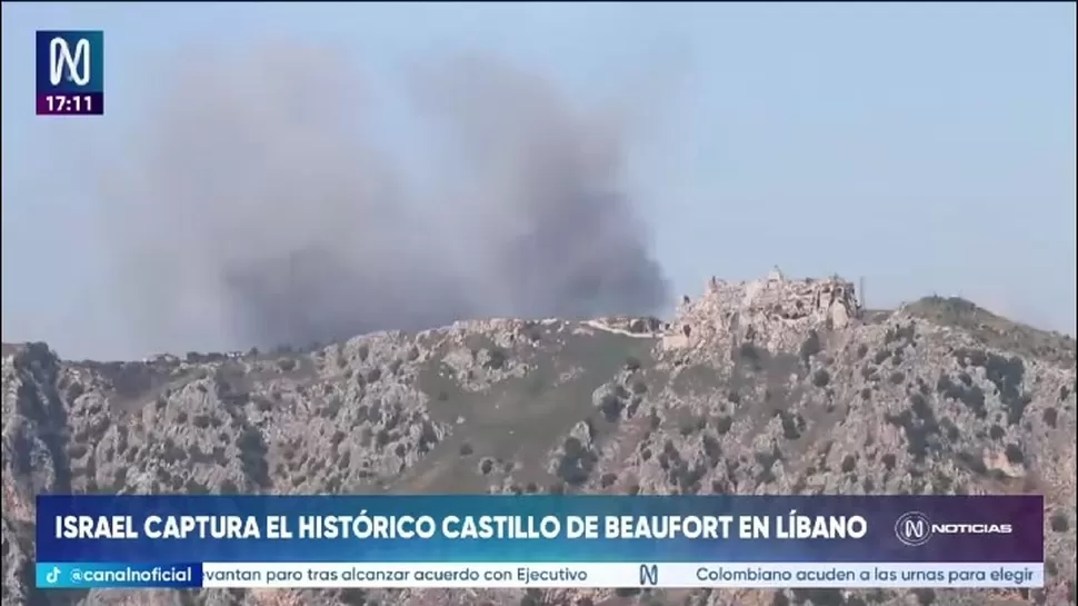 Ejército de Israel capturó el Castillo de Biufort en Líbano | Canal N