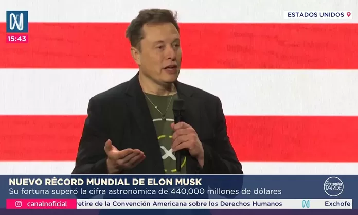 Elon Musk tiene una fortuna superior a US$ 400 mil millones | Canal N