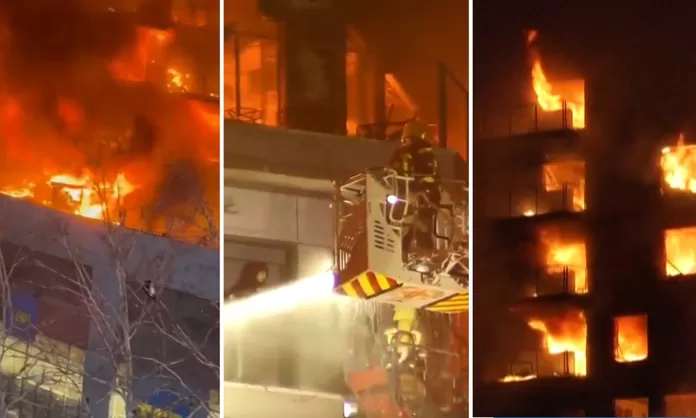 España: Al menos 4 muertos en incendio de edificio | Canal N