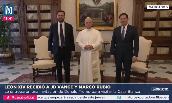 León XIV recibió a JD Vance y Marco Rubio | Canal N