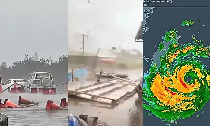 Tifón Podul golpea Taiwán con fuertes lluvias y evacuaciones | Canal N