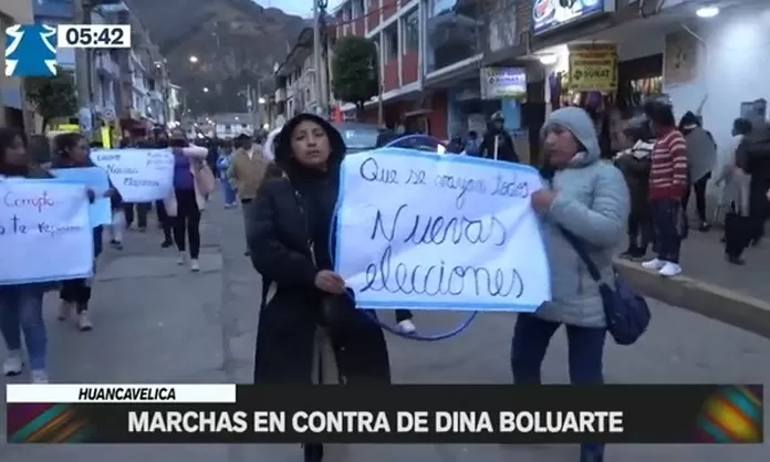 Huancavelica: Marchas en contra de Dina Boluarte | Canal N