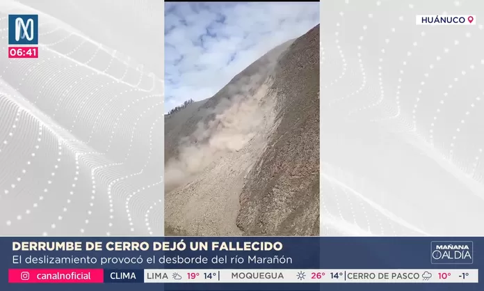 Huánuco: Un muerto, heridos y dos desaparecidos tras derrumbe de cerro | Canal N