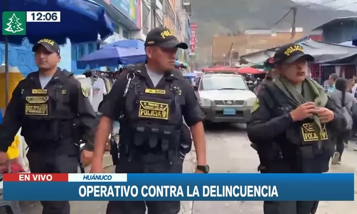 Huánuco: Operativo policial ante llegada de Navidad | Canal N