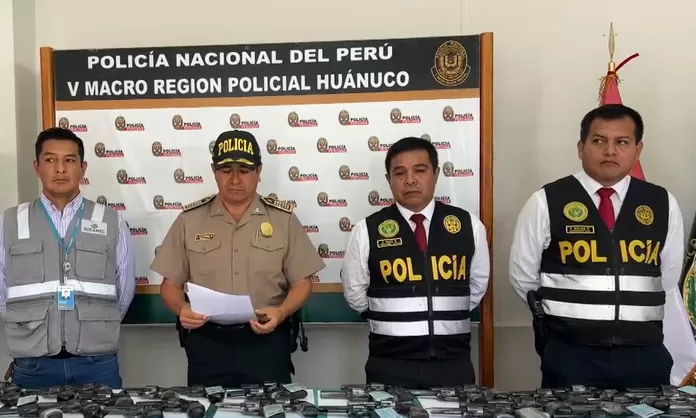 Huánuco: Policía Nacional incautó más de 80 armas de fuego a empresa de ...