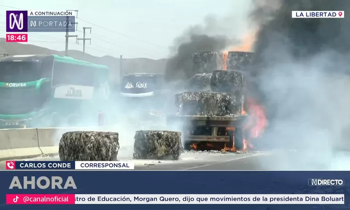 La Libertad: Suspenden clases en Virú por bloqueo | Canal N