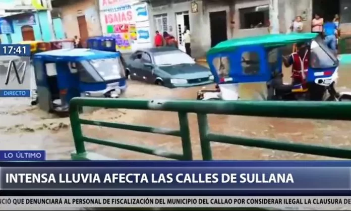 Piura Fuertes Lluvias Inundaron Las Calles De Sullana Canal N