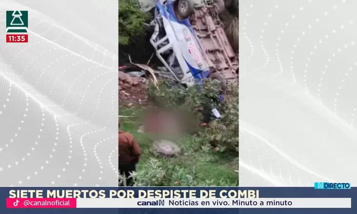 Siete muertos y cinco heridos tras caída de combi en Cusco | Canal N