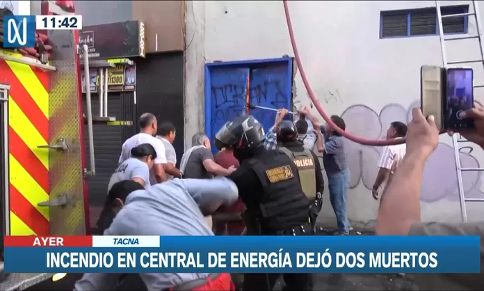 Tacna: Dos trabajadores murieron en incendio en local que estaba con llave | Canal N