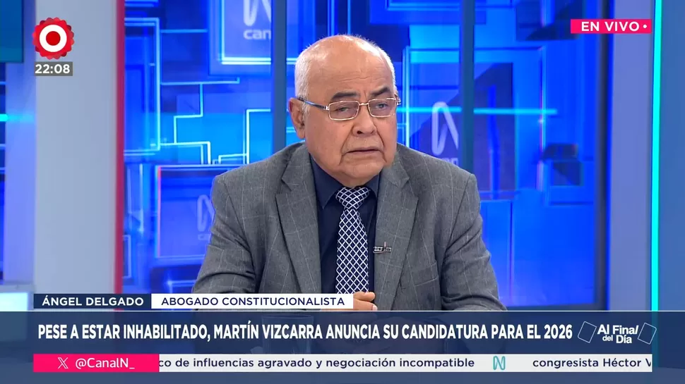Ángel Delgado cuestionó a Vizcarra por anunciar su candidatura para el ...