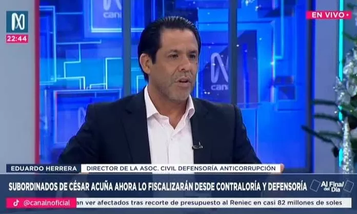 Eduardo Herrera: Hay conflicto de interés en nombramiento del contralor de La Libertad, trabajó ...