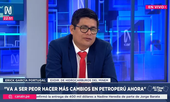 Erick García: Llamó la atención que Narváez culpe de todo al anterior directorio | Canal N