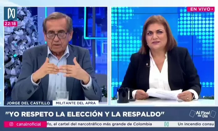 Jorge del Castillo: Respeto la elección de Valderrama y la respaldo ...
