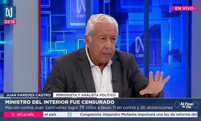 Juan Paredes Castro: Santiváñez se equivocó de enemigos | Canal N