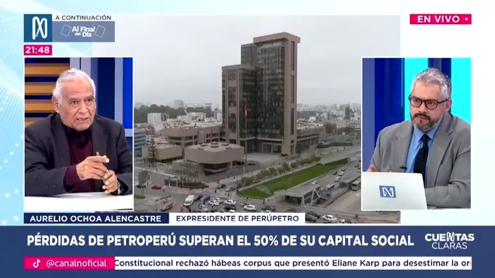 Aurelio Ochoa sobre Petroperú: "No puede estar en proceso ...