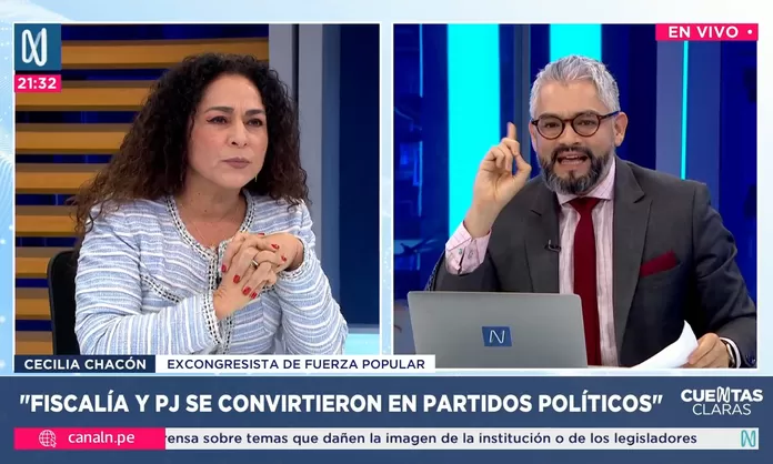 Cecilia Chacón: Fiscalía y Poder Judicial parecen partidos políticos ...
