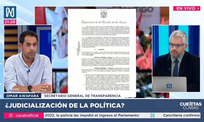 Omar Awapara: Vemos la continuación de la judicialización de la ...