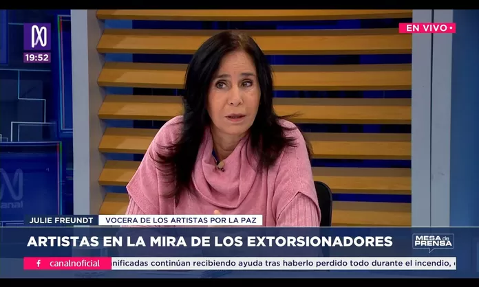 Julie Freundt: "La extorsión en todos los grupos de cumbia, salsa, en ...