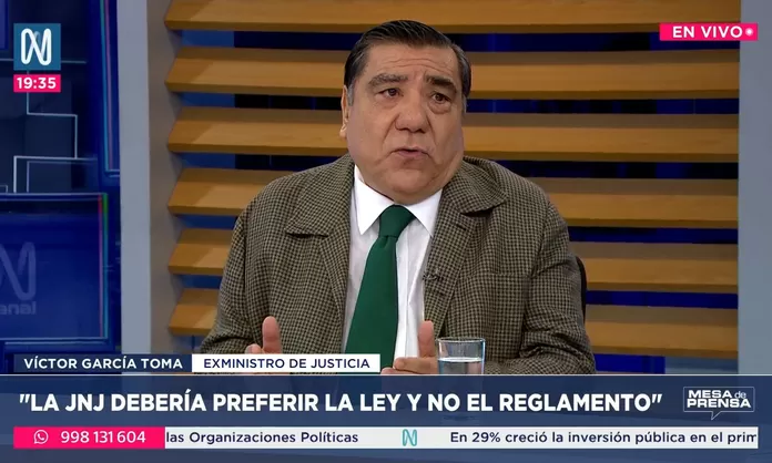 Víctor García Toma: "Hay una imputación gratuita de que la JNJ está ...