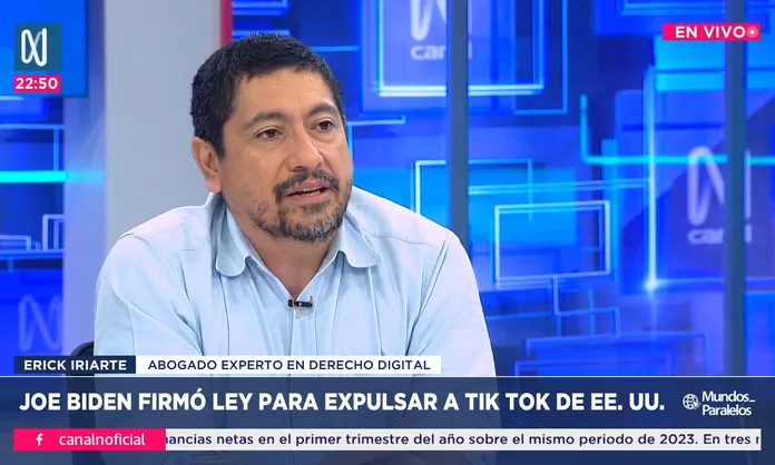 Erick Iriarte comenta la ley para expulsar a TikTok de Estados Unidos ...