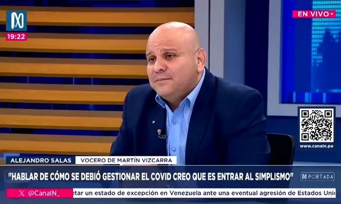Alejandro Salas: Quien está lanzando a Mario Vizcarra es la opinión pública | Canal N
