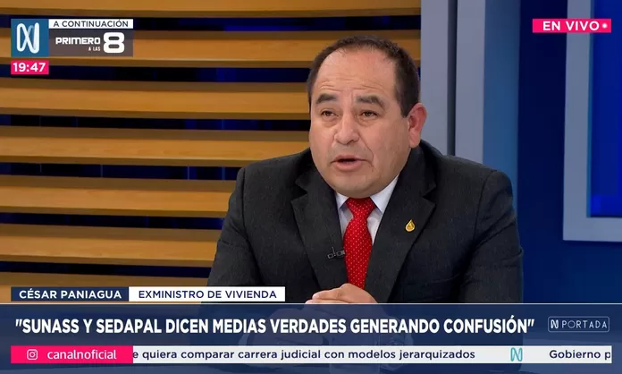 César Paniagua: Sunass y Sedapal dicen medias verdades generando ...