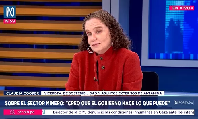 Claudia Cooper: El Gobierno hace lo que puede en el sector minero | Canal N