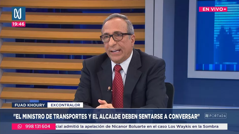 Fuad Khoury sobre trenes: "El informe concluye que es una adquisición ...