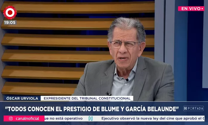 Óscar Urviola: Es correcto que el TC haya llamado la atención al ...