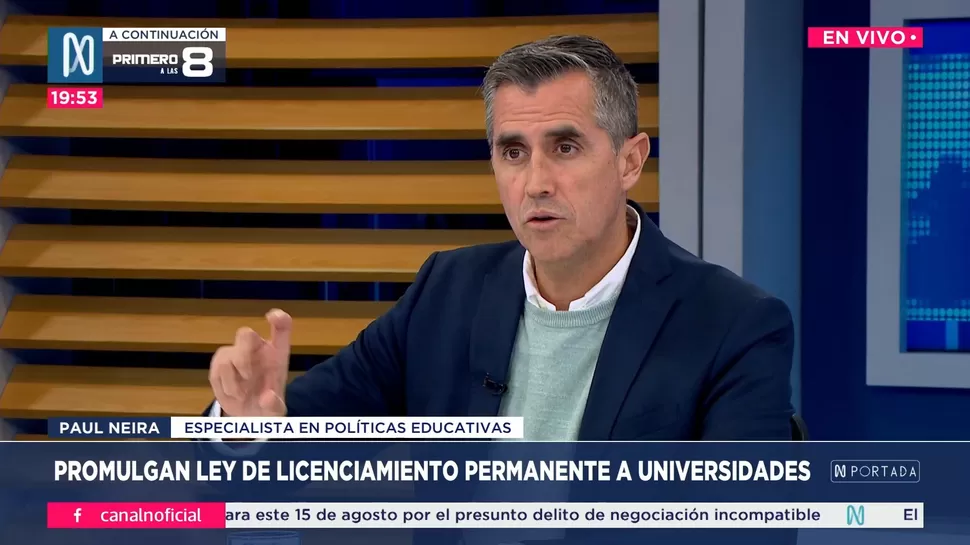 Paul Neira: La norma le da más facultades a la Sunedu | Canal N