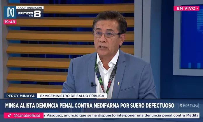 Percy Minaya: Hay un problema en el proceso de producción y control de ...