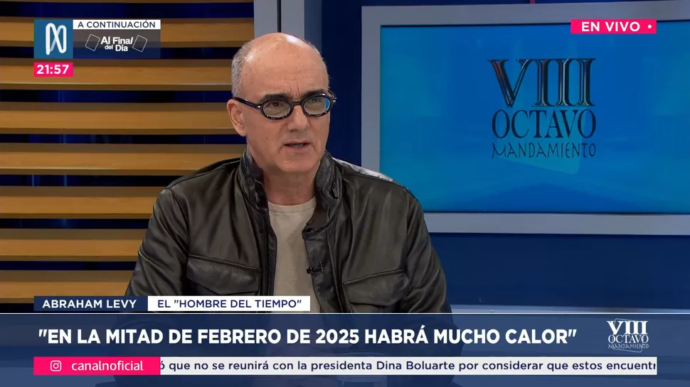 Abraham Levy: En la mitad de febrero de 2025 habrá mucho calor | Canal N