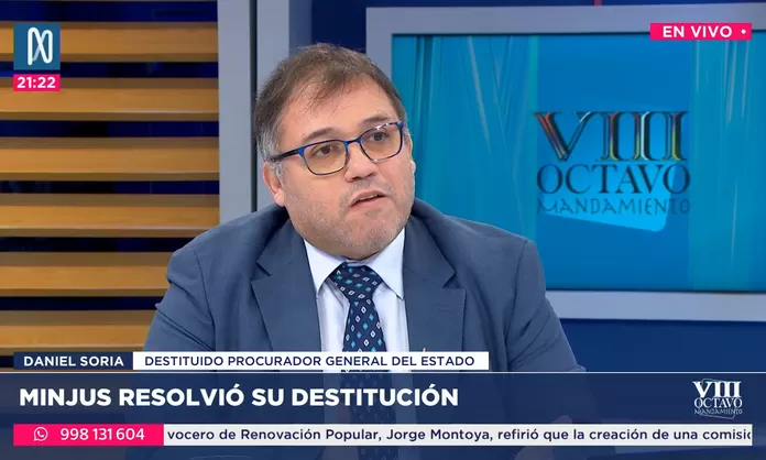 Daniel Soria: Medida conlleva a inhabilitación por cinco años | Canal N