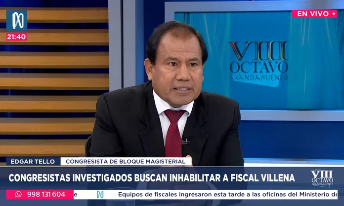 Edgar Tello: Denuncia contra el fiscal de la Nación es un derecho a la ...