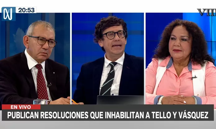 Inhabilitan a Inés Tello y Aldo Vásquez de la JNJ | Canal N