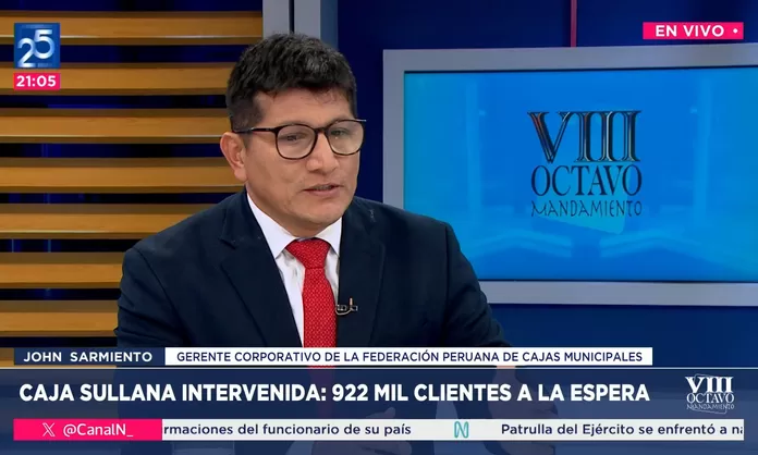 John Sarmiento, gerente corporativo de la Federación Peruana de Cajas ...