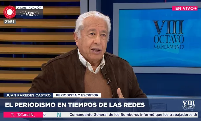 Juan Paredes Castro reflexiona respecto al periodismo en tiempo de ...
