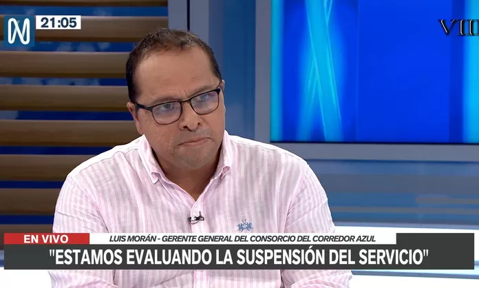 Luis Morán: Estamos evaluando suspender la ruta del Corredor Azul | Canal N