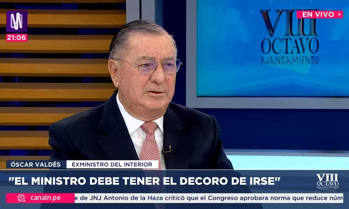 Óscar Valdez: Santiváñez debe tener el decoro de irse | Canal N