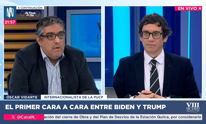El primer cara a cara entre Joe Biden y Donald Trump | Canal N