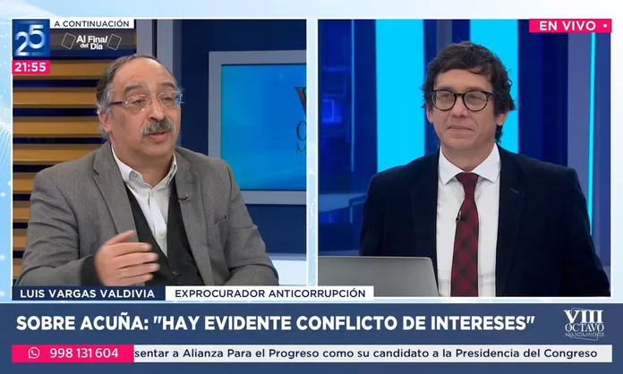 Vargas Valdivia sobre Acuña: Hay evidente conflicto de interés | Canal N