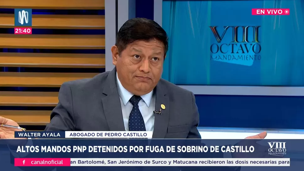Walter Ayala: A Castillo no le están pagando su defensa | Canal N