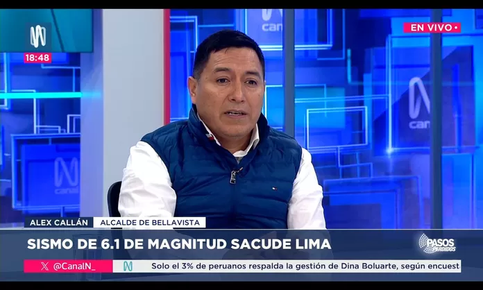 Álex Callán: Este sismo de 6.1 ha ocasionado que algunas casas sufran ...